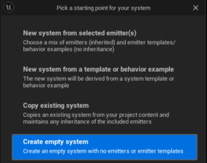 How to set up a standard Niagara Emitter System using Unreal Engine 5.3 – TRAVELLING BANANA